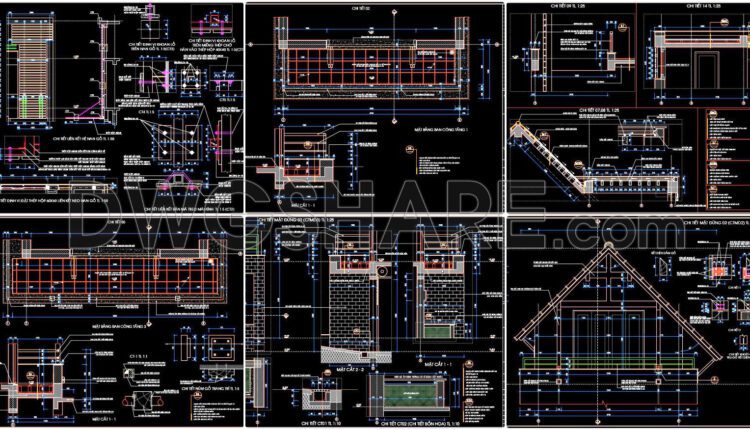 393. Free Download Detailed Cad Drawings Of Residential Architecture ...