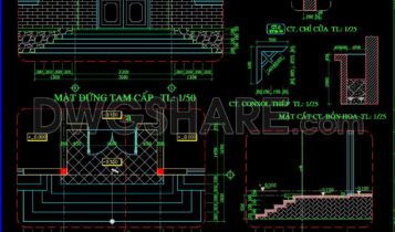 137.Autocad Drawing Of Cornices and molding For Download
