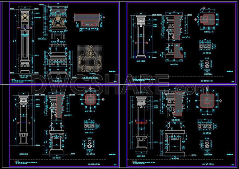 399. Free download of CAD drawings of European classical architectural ...