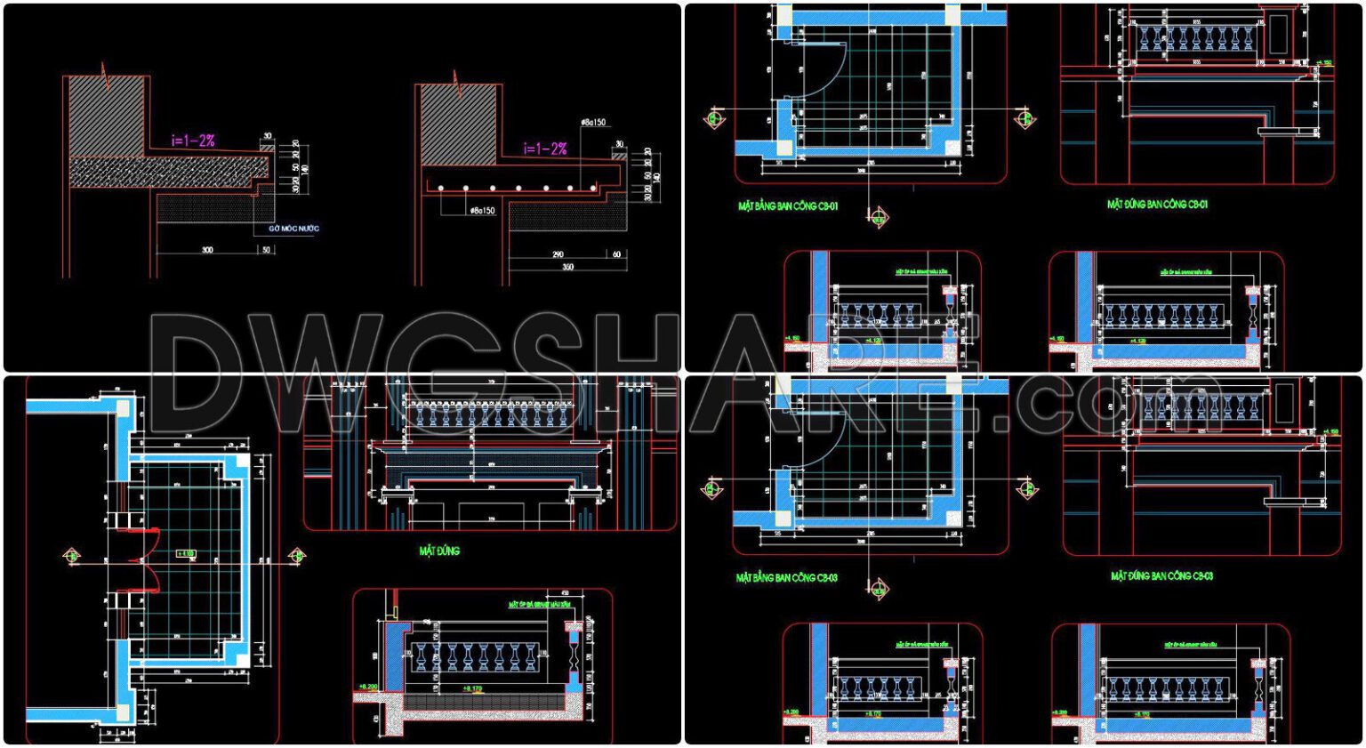 401. Free Download Detailed CAD Drawings of Residential Architecture