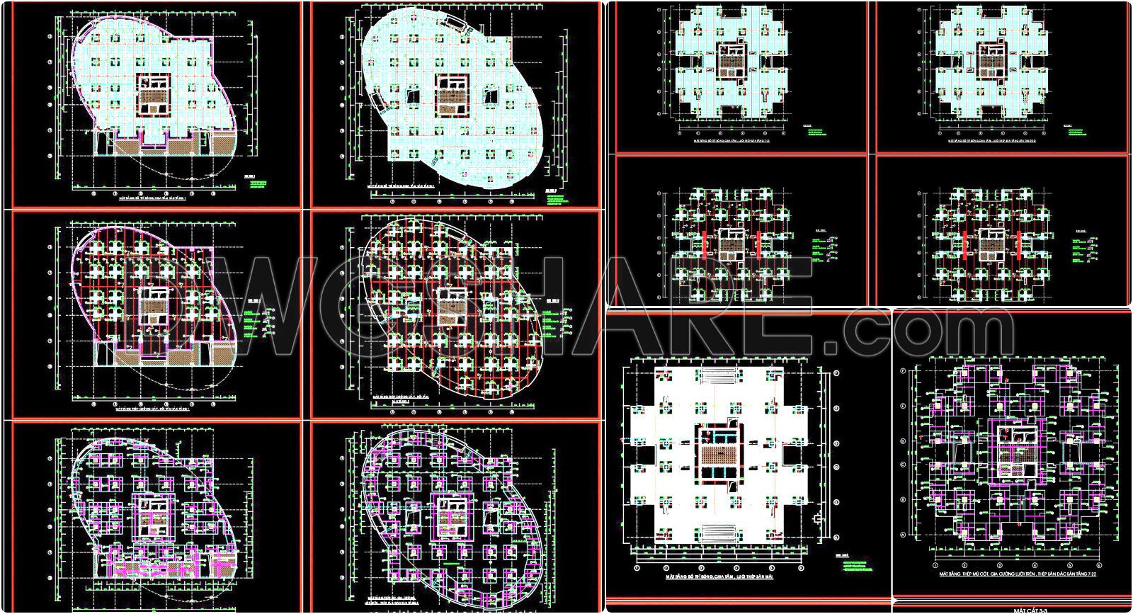 444. Download Free CAD Drawings of Slab Connection Plans, Shear ...