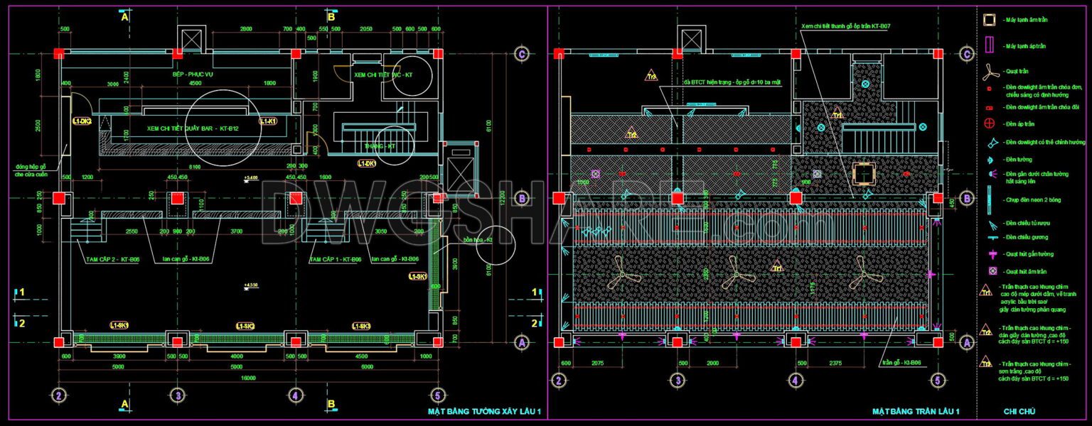 51. Free Download of Bar Counter Design Detail CAD Drawing