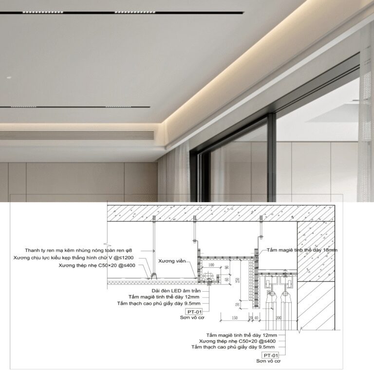 540. Free Download of Detailed CAD Drawing of Ceiling for Residential ...