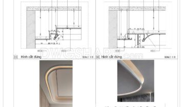 AutoCAD drawings for detailed ceiling designs are available for download
