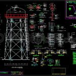 601. Free Download Structural Cad Template Dwg For 20m High Water Tank ...