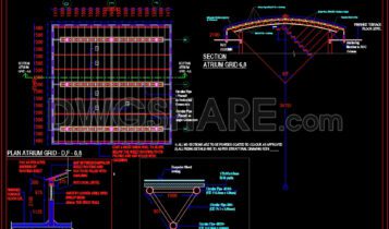 624. Free Download Standard Column & Footing Reinforcement CAD Template