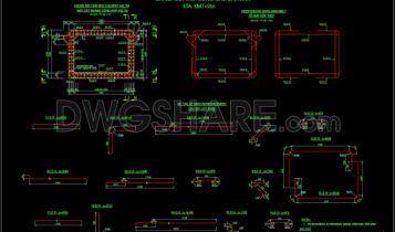 622. Free Download 4-Cell Box Culvert Structural CAD Drawings