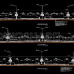65. Download Free Lanes Carriageway Cross Section Cad Template Dwg (2 ...