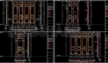 274. Free CAD Architectural Drawings of Traditional Temple with ...