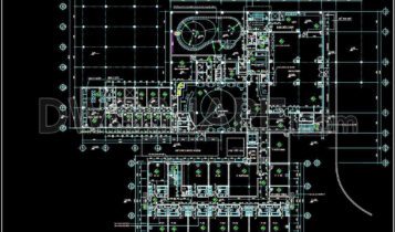 Section of the pool free AutoCAD drawings