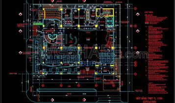 Includes an AutoCAD library with a compilation of drawings for hotel design