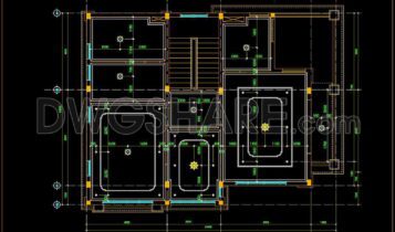 46. Download CAD Layout Plans of Spa, Massage Rooms and Swimming Pool