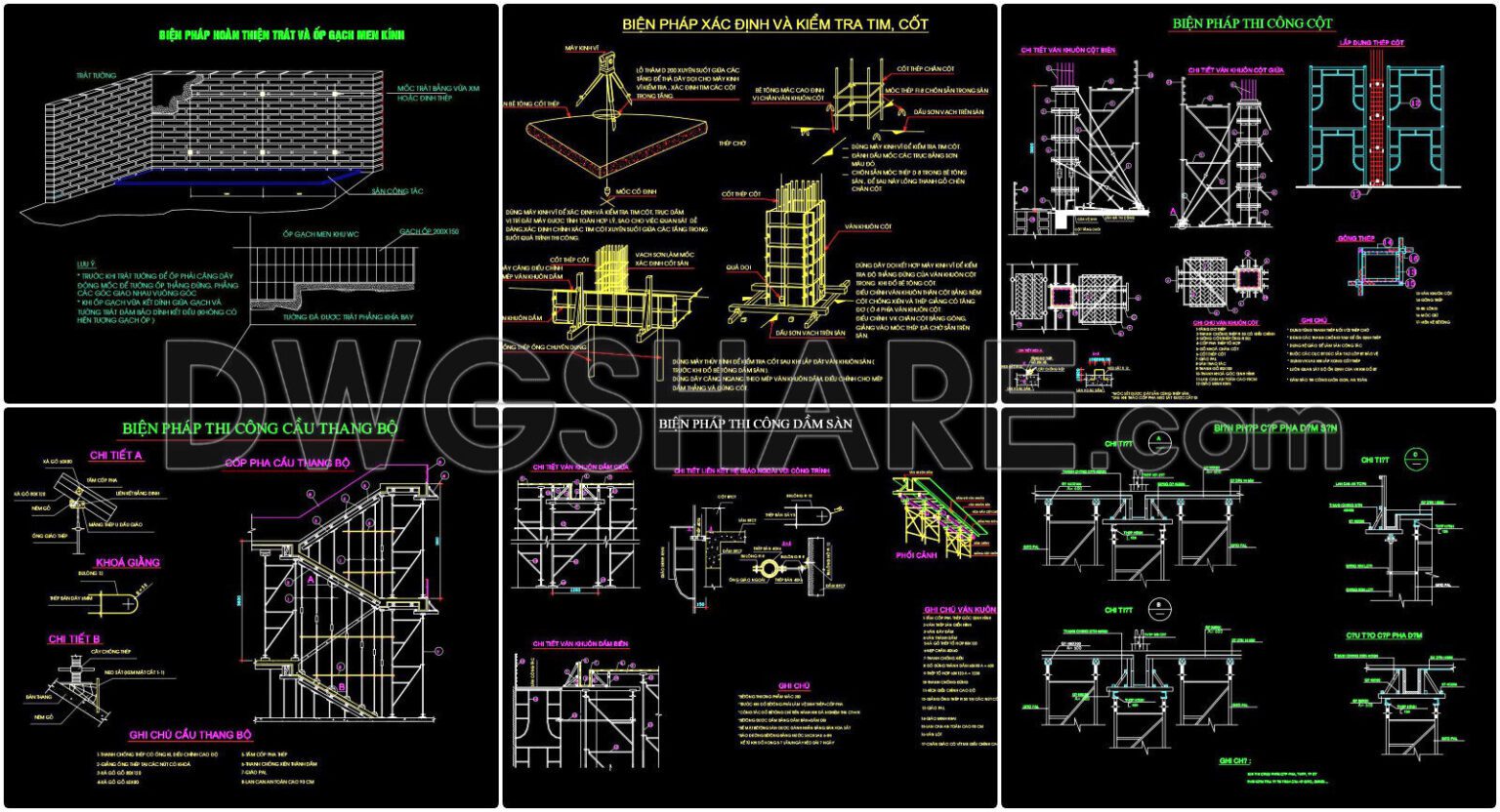 26. Free CAD Download Construction Methods & Safety Details