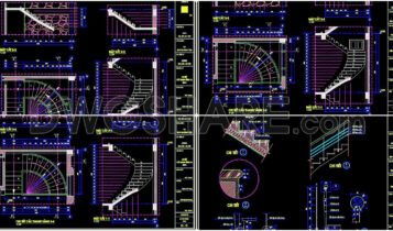 Tourist Resort Plan and Elevation AutoCAD File DWG