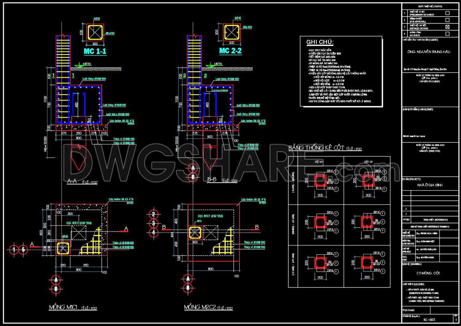 318. Download free CAD structural drawings for a 4m x 18.5m reinforced ...