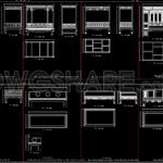 348. Free Cad Blocks – Chinese Table And Chairs Collection (2) - Free ...