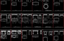 108.Furniture for beauty salon Cad Blocks Free Download