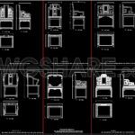 350. Free Cad Blocks – Chinese Chairs Collection - Free Cad Blocks ...