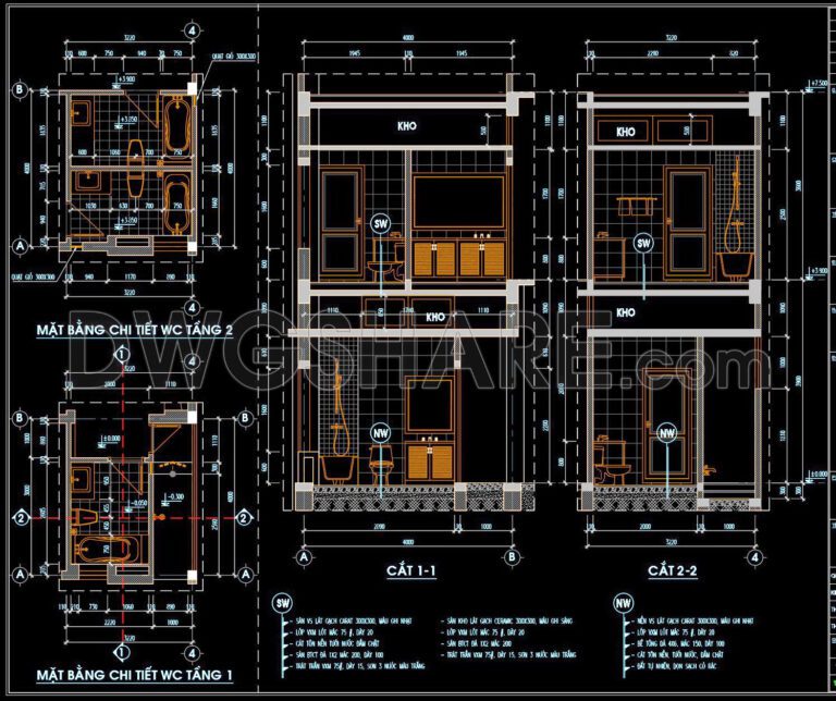 363. Free download of CAD technical drawings for the construction of ...