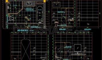 164. Free CAD Files for Guest Room Wardrobe Design and Details