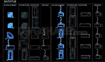 29. Free Download of CAD Drawings – Layout of a Physiotherapy Clinic Center
