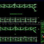 614. Download Free Drawing Of Cable Steel Bridge (1) - Free Cad Blocks ...