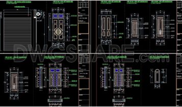 Tourist Resort Plan and Elevation AutoCAD File DWG