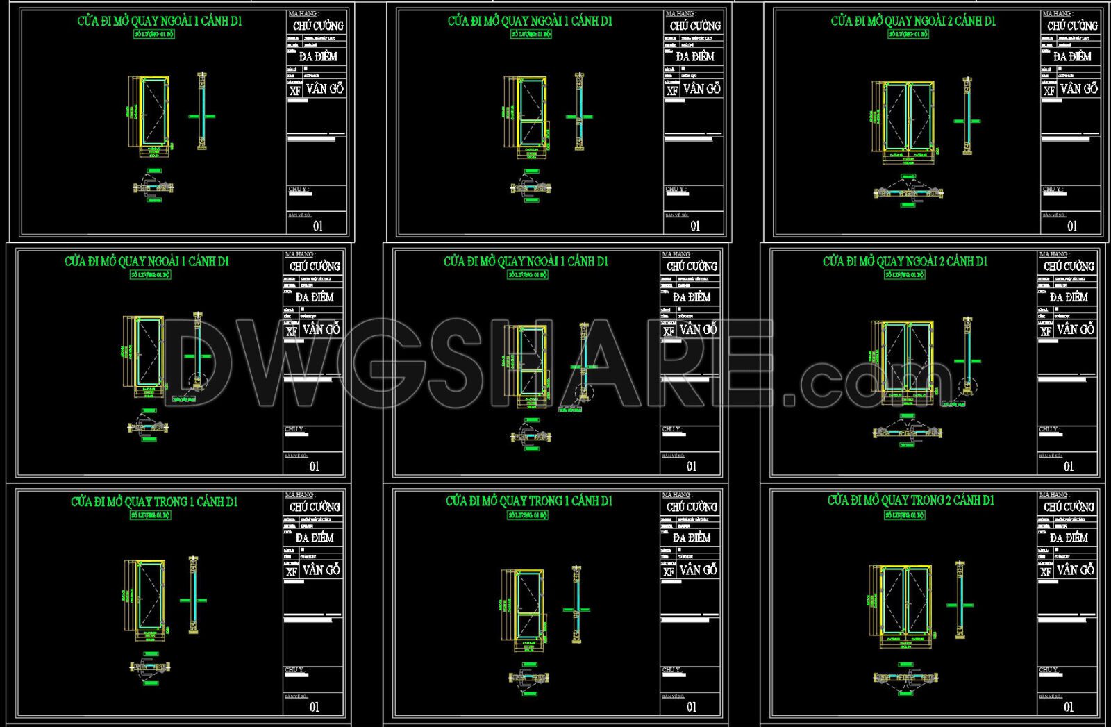 675. Free CAD Door & Window Systems Details DWG