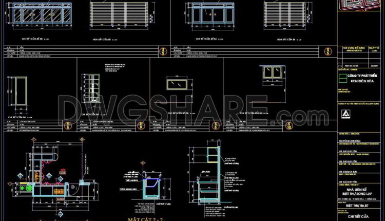 676. Free Download Detailed Cad Drawings Of Villa Door & Grille Systems (2) - Free Cad Blocks ...