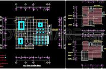 Private University Plan and Elevation AutoCAD File DWG