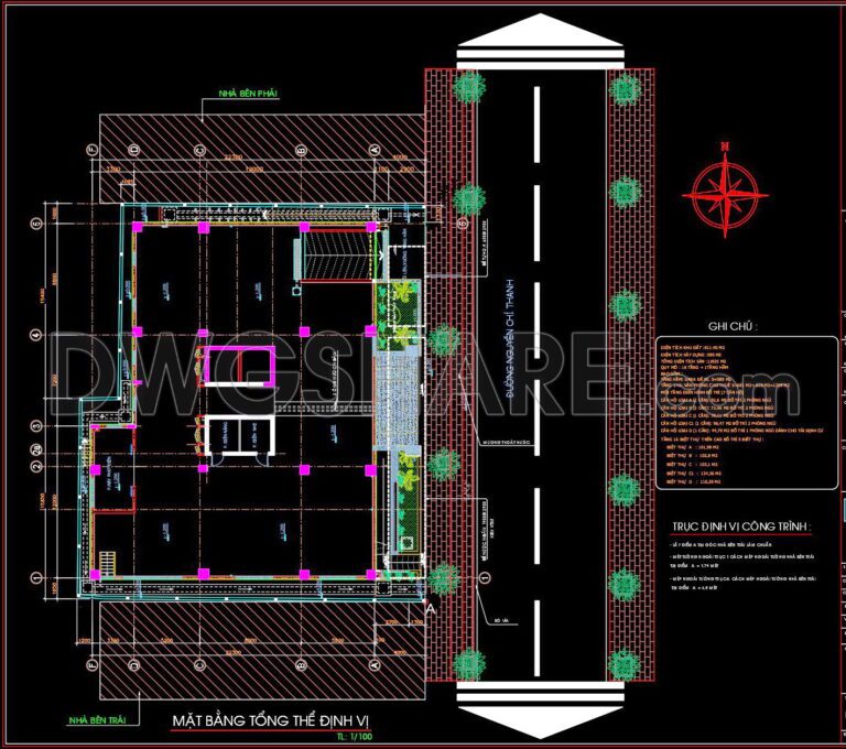 22. Free Download of CAD Floor Plan for a 17-Story Apartment Building