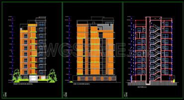 21. Free Download of CAD Floor Plans for a 29-Story Apartment Building