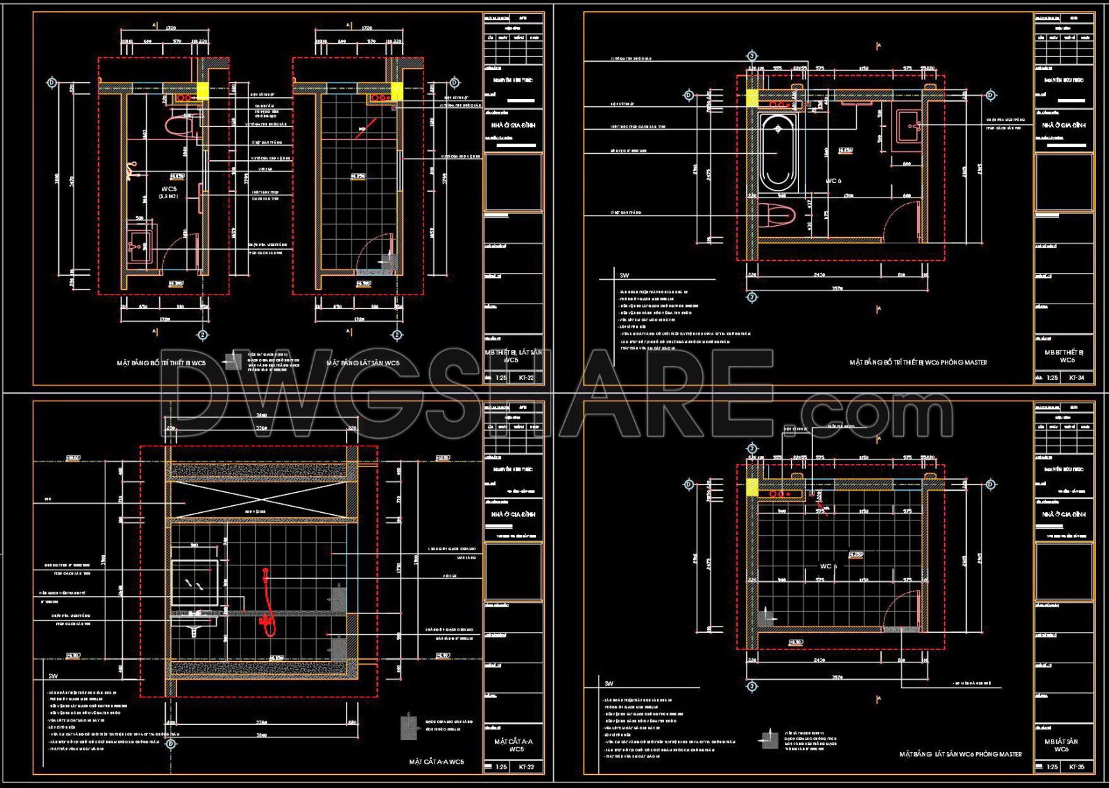 375. The Ultimate Bathroom CAD Library: From Guest WCs to Master Baths ...