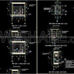 376. Free Dwg Download 5 Professional Bathroom Construction Detail ...