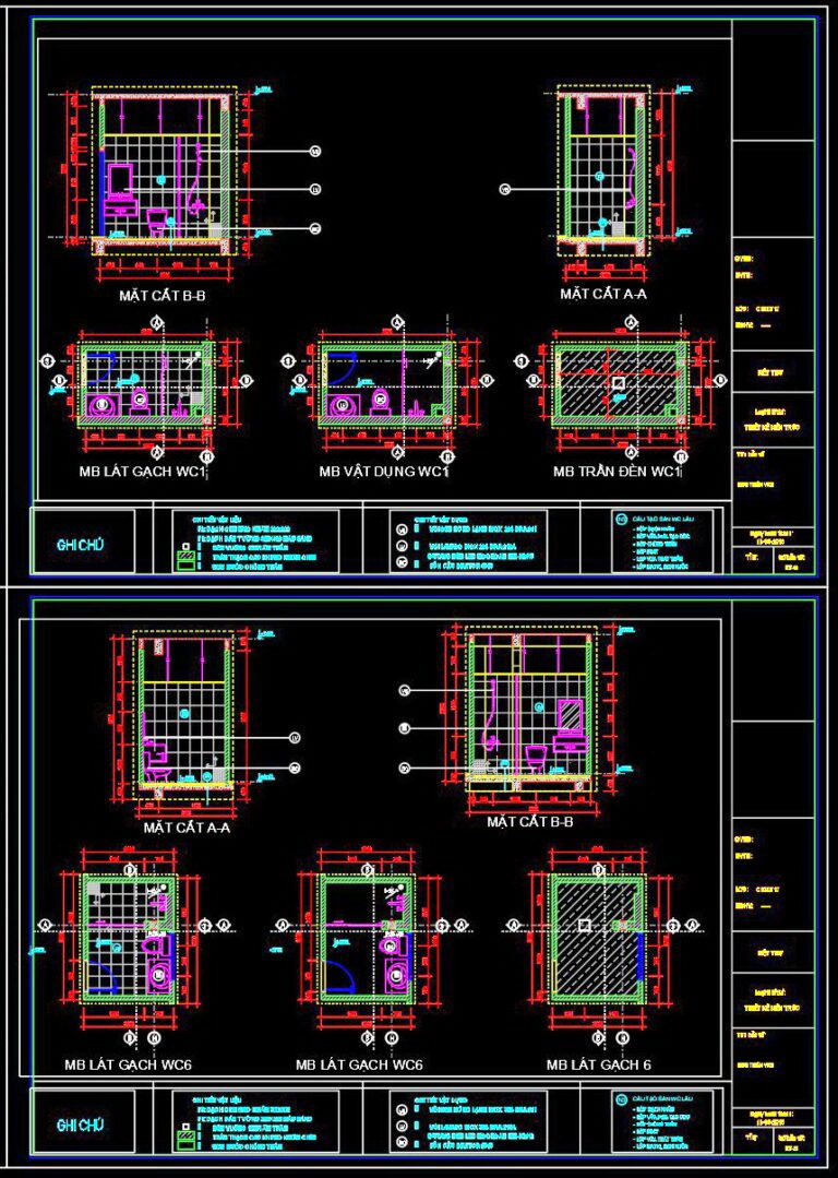 377. Free Download: Complete Bathroom Construction Details (CAD & DWG)