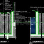 430. Free Download Detailed Cad Drawing Of A Concrete Planter Box (2 ...