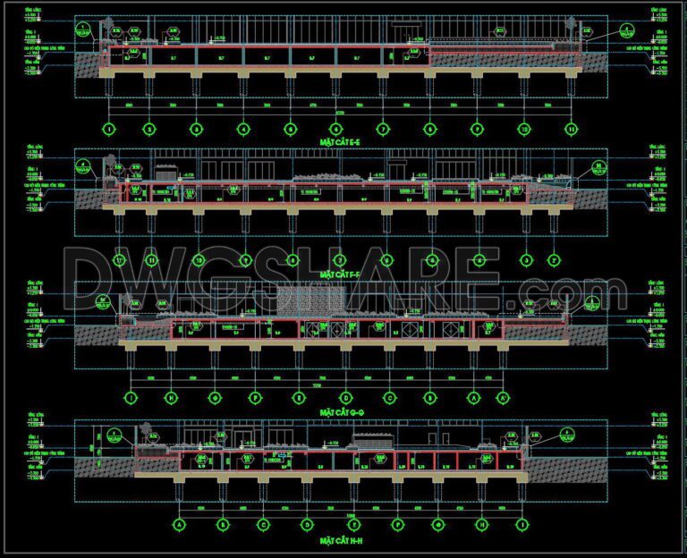 544. Free Download Hotel Basement Structural & Waterproofing CAD Drawings