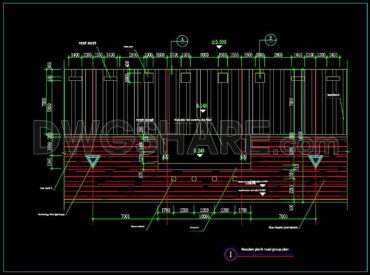 555. Free Download Professional Boardwalk CAD Drawing with Full ...