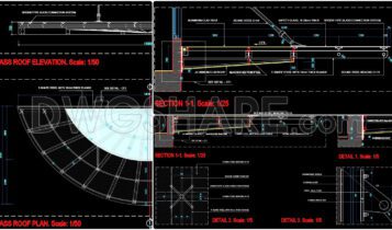 47. Free Download North Arrow & Compass Rose CAD Blocks