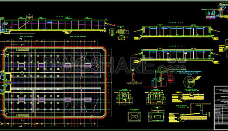623. Free Download Complete Reinforcement Drawing Set For A Large-scale ...