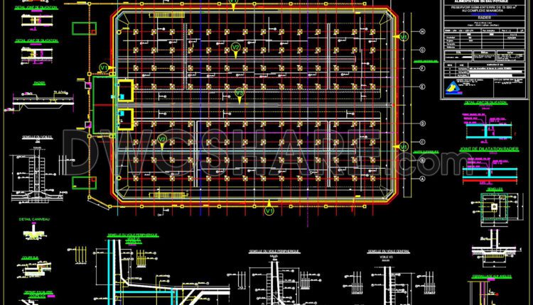 623. Free Download Complete Reinforcement Drawing Set For A Large-scale ...