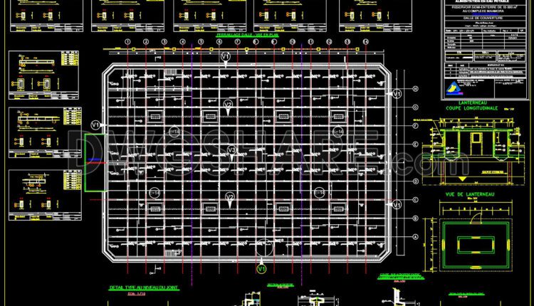623. Free Download Complete Reinforcement Drawing Set For A Large-scale ...