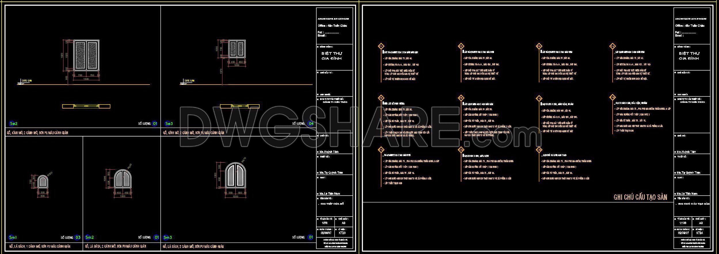 679. Free Download – Complete Cad Drawings Of Doors And Windows