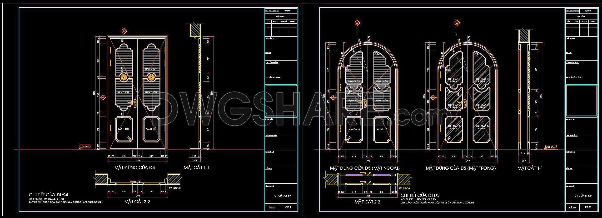 680. Free Download – Complete Cad Drawings Of Doors And Windows