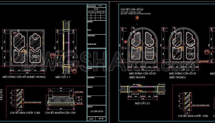 680. Free Download – Complete Cad Drawings Of Doors And Windows (3 ...