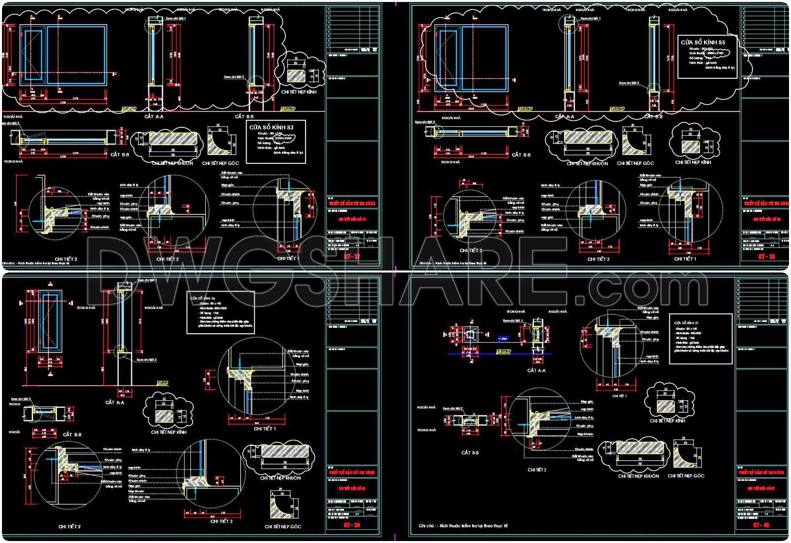 682. Free Download – Complete Cad Drawings Of Doors And Windows