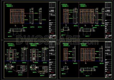 684. Free Download – Complete Cad Drawings Of Doors And Windows For ...