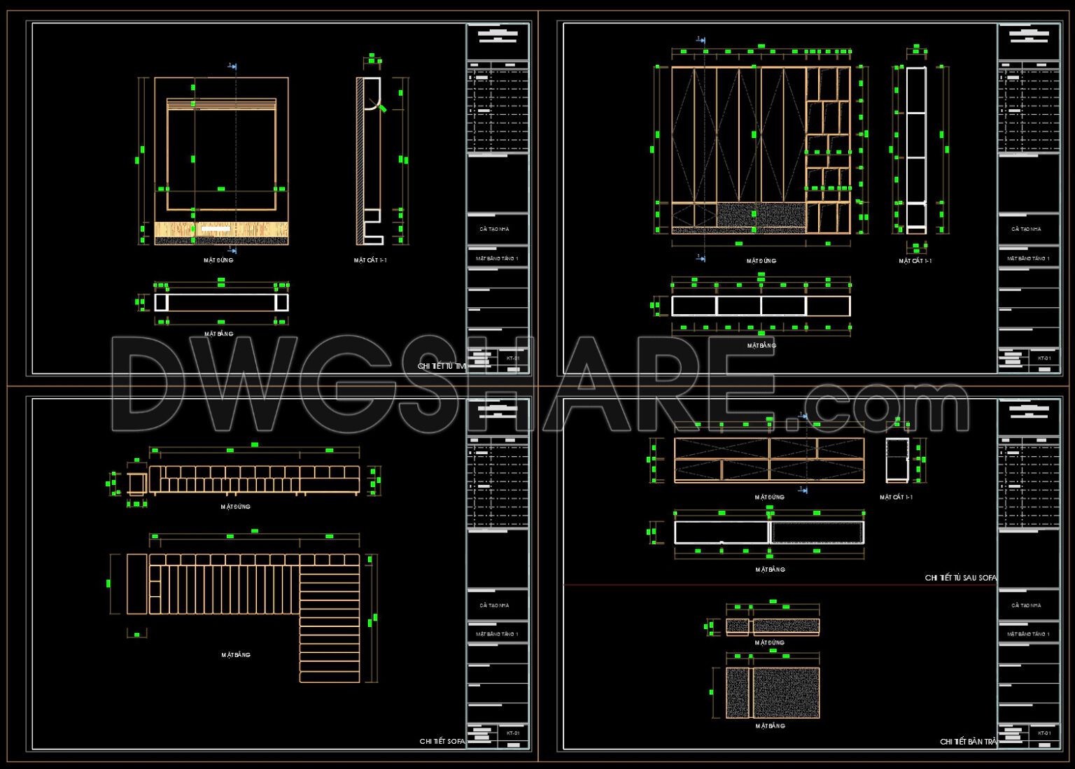 75. Free Download Complete Modern Living Room Design Package (CAD & 3D)
