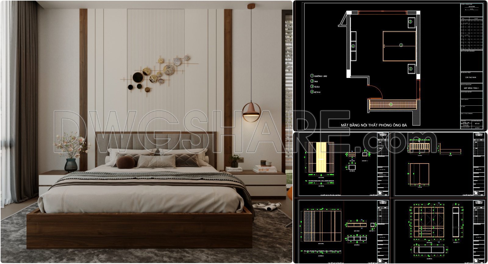 96. Free Download Complete Modern Bedroom Design