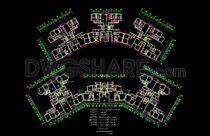 High-rise building construction plans AutoCAD File Free Download